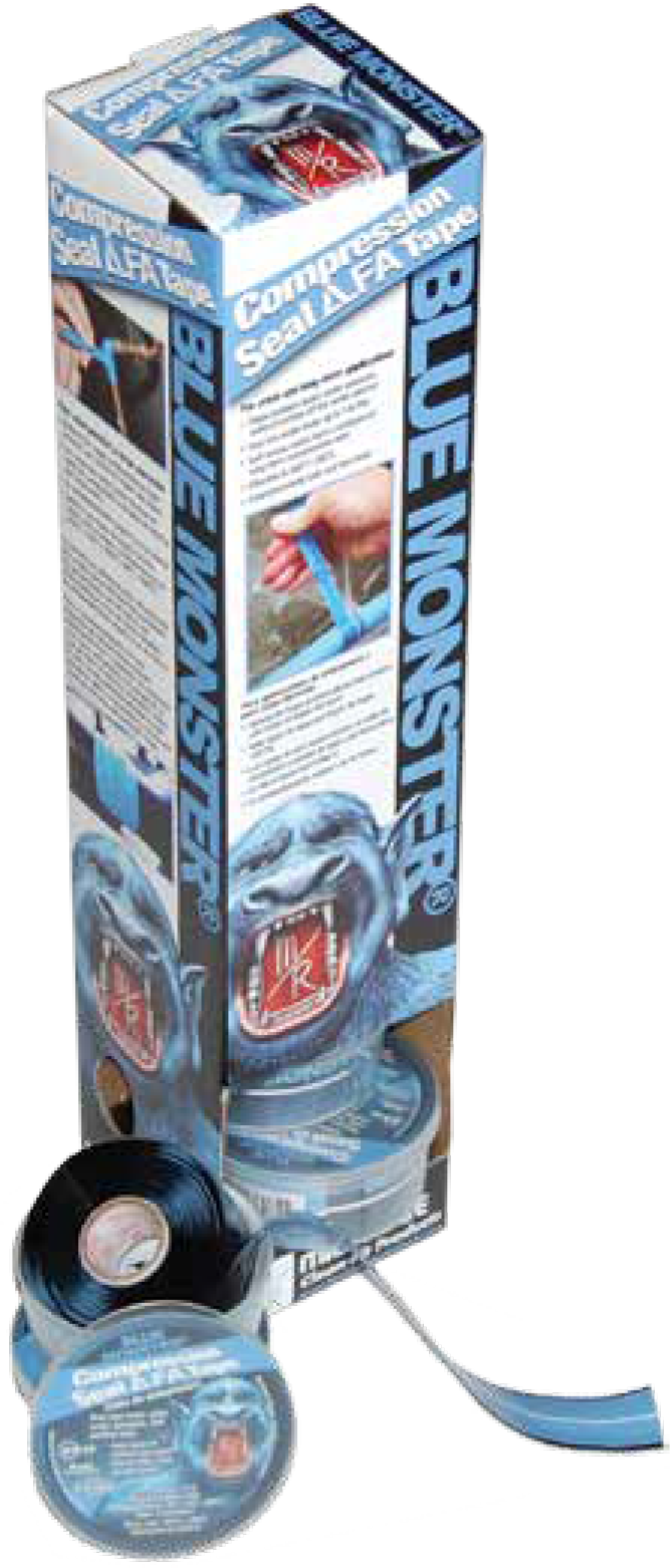 Blue Monster Products for Sale at the Parts Counter